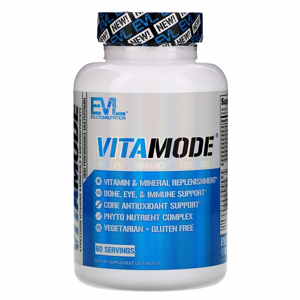Evlution Nutrition Multivitamínico VitaMode 120 tabletas / 60 servicios ...
