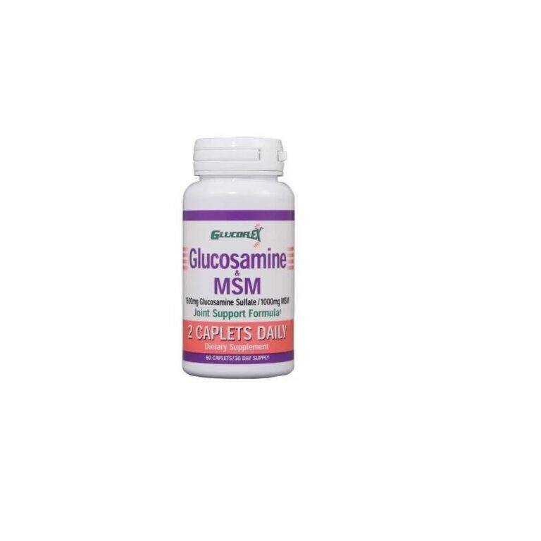 Glucoflex Glucosamina 1500mg & MSM 1000mg 60 capsulas – Chutamax