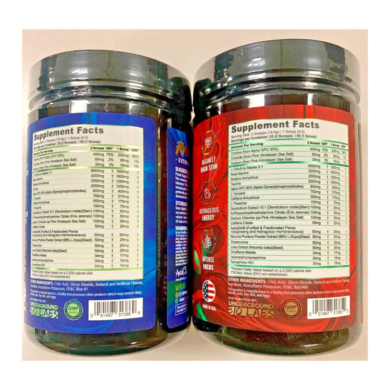 Panda Rampage Preworkout 50 Serv – Chutamax