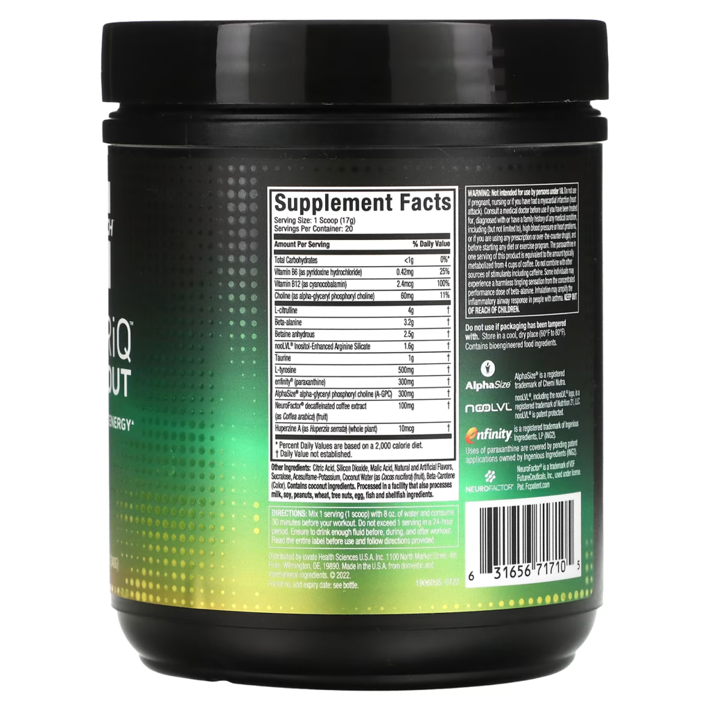 MUSCLETECH EUPHORIQ PRE-WORKOUT 20 SERV – Chutamax